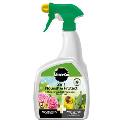 Miracle-Gro Nourish & Protect Insect Disease Control 800ml | DIY at B&Q