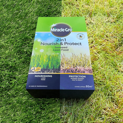 Miracle-Gro Nourish & Protect Seaweed Lawn Food 360m2