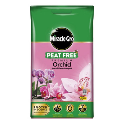 Miracle-Gro Orchid Compost - 6L - Free-Draining Growing Medium for ...