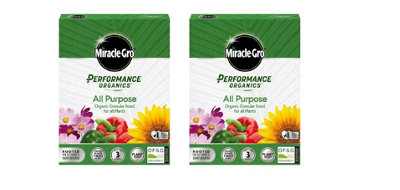 Miracle-Gro Organics All Purpose Plant Food 1Kg Pack of 2