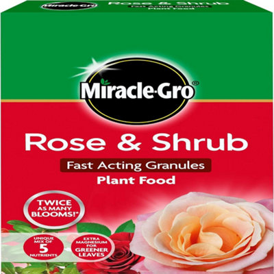 Miracle-Gro Rose & Shrub Plant Food 3kg Carton 6 Months Feed NPK 22-7 ...