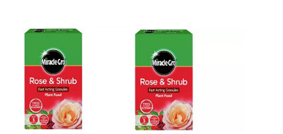 MIRACLE-GRO ROSE & SHRUB PLANT FOOD CARTON 3KG PACK OF 2