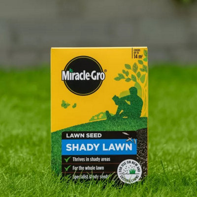 Miracle Gro Shady Lawn Seed 420g Grass Seed for Shaded Areas Fast ...
