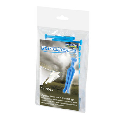 MIRACLE WORKS™ STORM FORCE PEGS 48PK