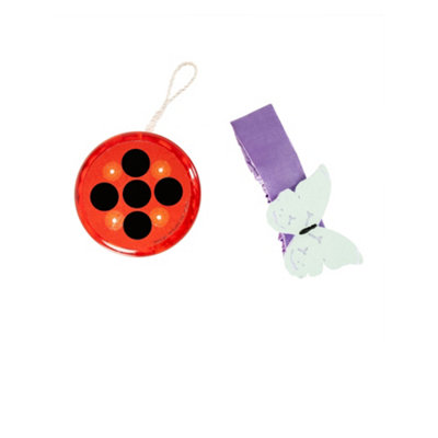Miraculous Lady Bug Light Up Toy Set Red/Lavender (One Size) | DIY at B&Q