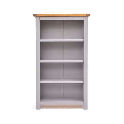 Mirano Grey Bookcase 120x70x25cm | DIY at B&Q