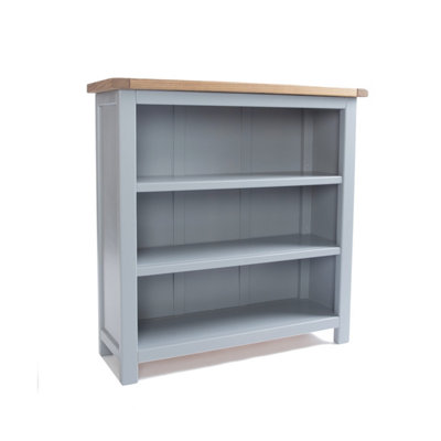 Mirano Grey Bookcase 90x90x30cm