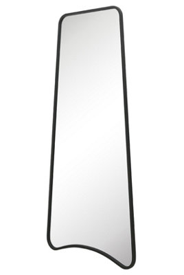 MirrorOutlet The Coartans Black Metal Isoscelles Trapezoid Shape Framed ...