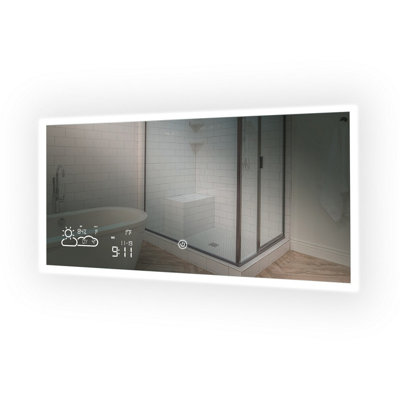 Mirrorstone 520W LED Smart Mirrored Wi-Fi Infrared Heating Panel ...