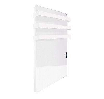 Mirrorstone 900W Glass Smart Wi-Fi Infrared Towel Rail White