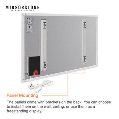 Mirrorstone Classic White Panel FIR coated aluminium 580w Infrared ...
