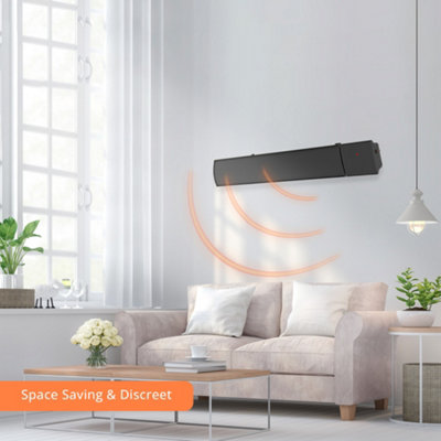 Mirrorstone - Helios - Black - Bar - FIR Coated Aluminium - 1200w ...