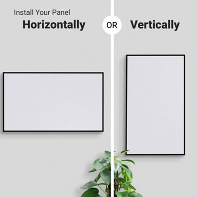 Mirrorstone Nexus White Panel FIR coated aluminium 1200w Infrared ...