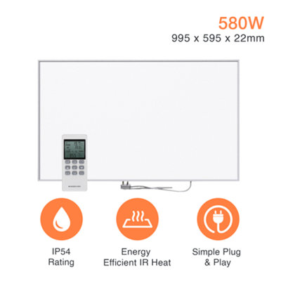 Mirrorstone NXT Gen White Panel FIR coated aluminium 580w Infrared ...
