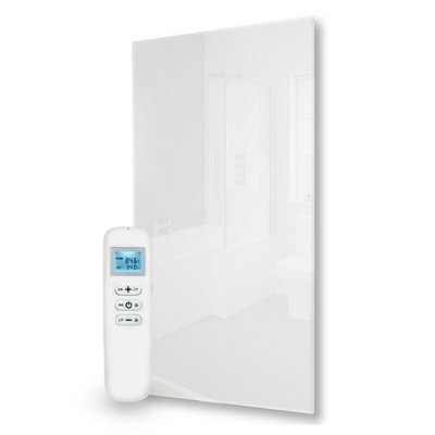 Mirrorstone Quartz Glass White Panel Glass 700w Infrared Heating Panel