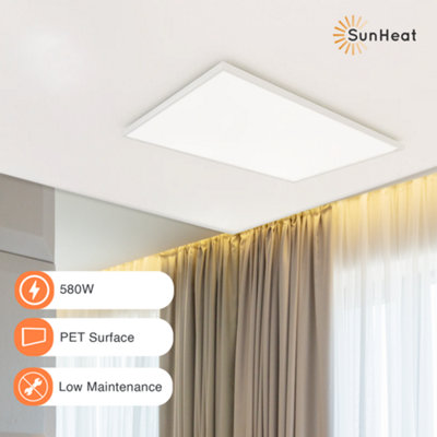 Mirrorstone Sunheat White Panel FIR coated aluminium 580w Infrared ...