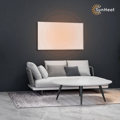 Mirrorstone Sunheat White Panel FIR coated aluminium 580w Infrared ...
