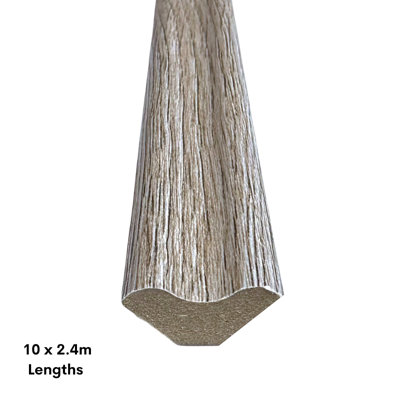 Mississippi Oak Brown Natural Scotia Beading Flooring Edging Strips 10 ...