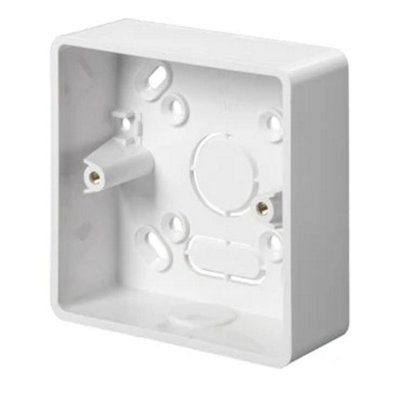 Mita KBR321W 1 Gang 32mm PVC Surface Box Round Corners