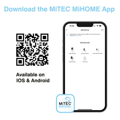MITEC MIHOME SMART INDOOR CAMERA DOME - MITEC MIHOME APP, MOTION ...