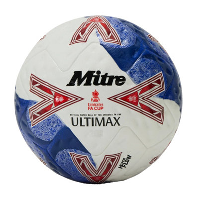Mitre FA Cup Ultimax Pro 25-26 Football White/Gold/Blue/Red (5)