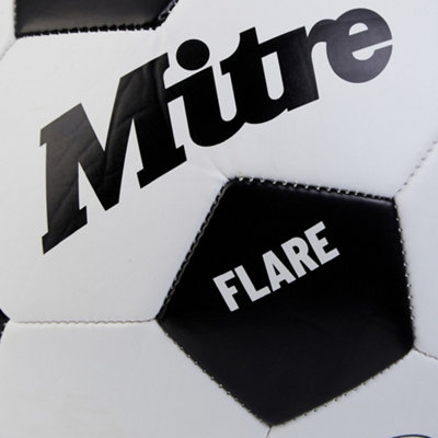 Mitre Flare Football White/Black (5)