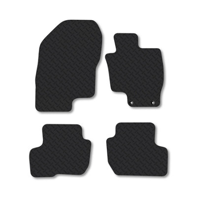 Mitsubishi Outlander (PHEV) (2014-2021) Rubber Car Mats Heavy-Duty ...