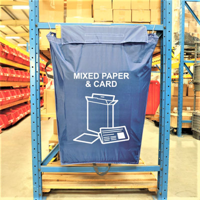 Mixed Paper & Card Waste Racking Sack, Industrial Grade, Multiple ...