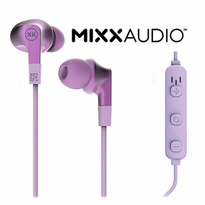 Mixx Audio Play Wireless Bluetooth Earphones Headphones Siri Google Mermaid Pink