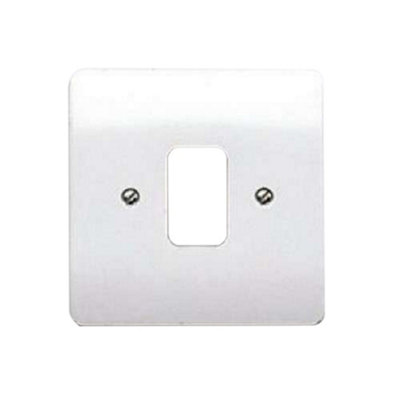 MK 1G MOULDED FRONTPLATE, K3631WHI
