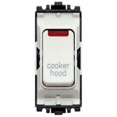 MK MKK4896NCHWHI Neon Cooker Hood Appliance Switch White Double Pole 1 ...