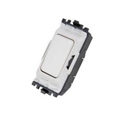 MK MKK4910WHI GRID PLUS PUSH TO MAKE SWITCH 20A DP 1 WAY WHITE