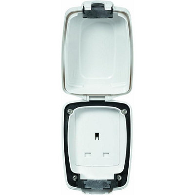 MK Shield Outdoor Garden Socket 1 Gang 13amp K46031