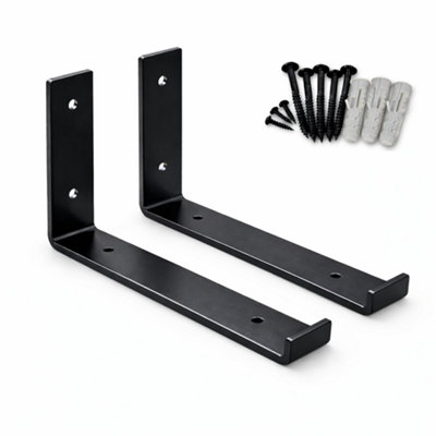 MKGT Set of 2 Heavy Duty Steel Shelf Brackets for Scaffold Board ...