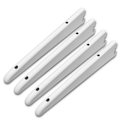 MKGT Twin Slot Wall Mounted Shelving Bracket, Heavy Duty Steel Brackets ...