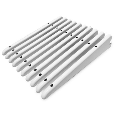 MKGT Twin Slot Wall Mounted Shelving Bracket, Heavy Duty Steel Brackets ...