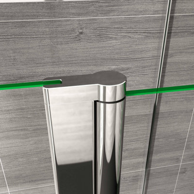 MLH Walk In Shower Enclosure - Shower Tray (1400x800x30mm) & Glass ...