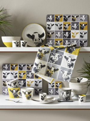 MM Sketch Moo Side Plates Set Of 2
