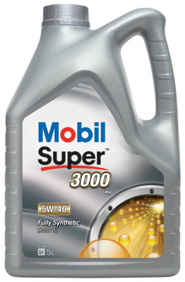 Mobil Super 3000 X1 5W40 Engine Oil 5L EU-SW Fully Synthetic Protection ...