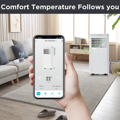 Mobile Air Conditioner Dehumidifier, Remote APP Control, 3 Operating ...