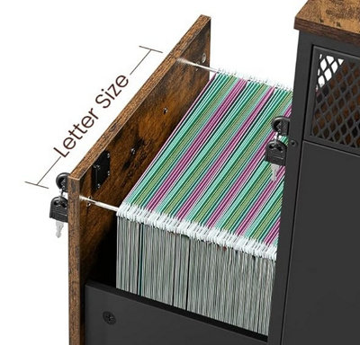 Mobile Filing Cabinet with Lockable Drawers , Wheels with Open Shelf ...