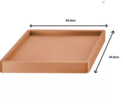 Mobile Planter Saucer Flower Pot with Wheels Round 3 Sizes Portable ...