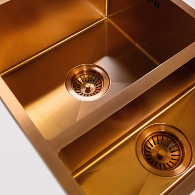 Mockeln - 1.5 Bowl Stainless Steel Kitchen Sink - Inset or Undermounted ...