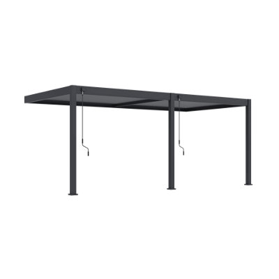Modena Aluminium Pergola 6m x 3m Wall Mounted
