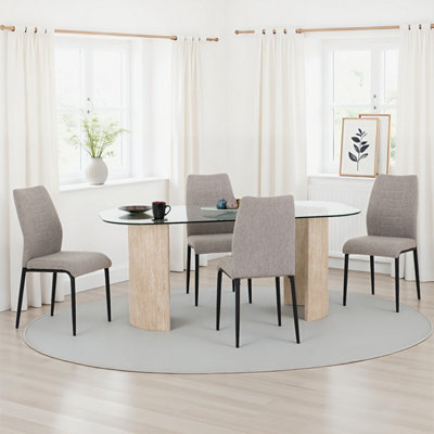 Modena Dining Set with Chilton Chairs