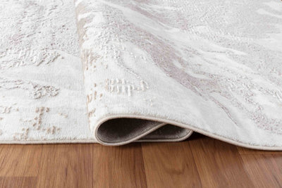 Modern Abstract Water flow Grunge Texture Area Rugs Stone 60x220 cm