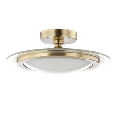 Modern and Sleek Semi Flush LED Powered Ceiling Light Fitting in ...