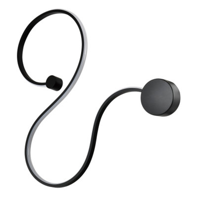 Modern and Unique Snake Style Ambient LED Art Lighting Fitting in Matt ...