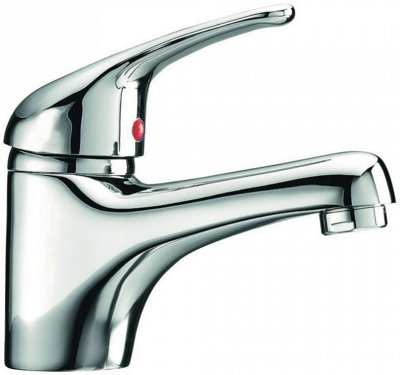 Modern Bathroom Basin Sink Tap Mixer Taps Monobloc Basin Tap Chrome Finish