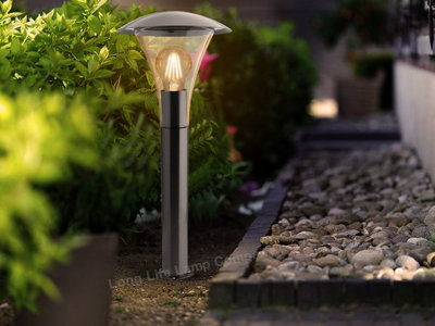Modern Bollard Garden Lamp Post Stainless Steel Outdoor Light ZLC026